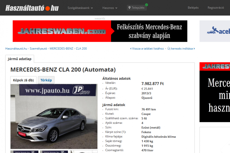 Megújult a Használtautó.hu - Autónavigátor.hu