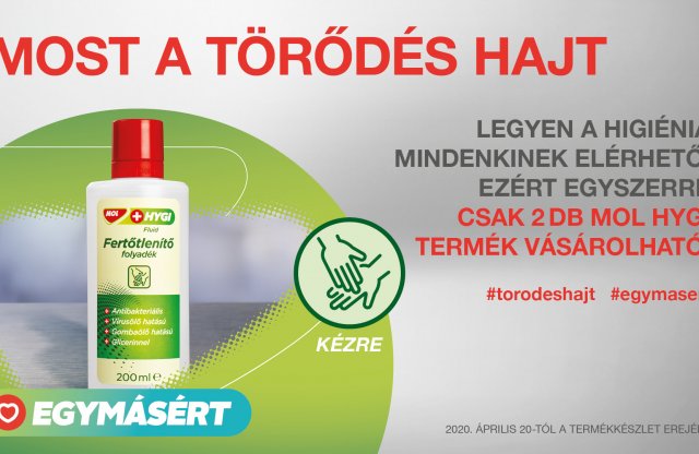 Megjelent a töltőállomásokon a MOL HYGI - Autónavigátor.hu