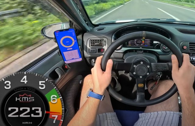 Így gyorsul az Autobahnon 220 fölé az NFS-ből szabdult Civic ...